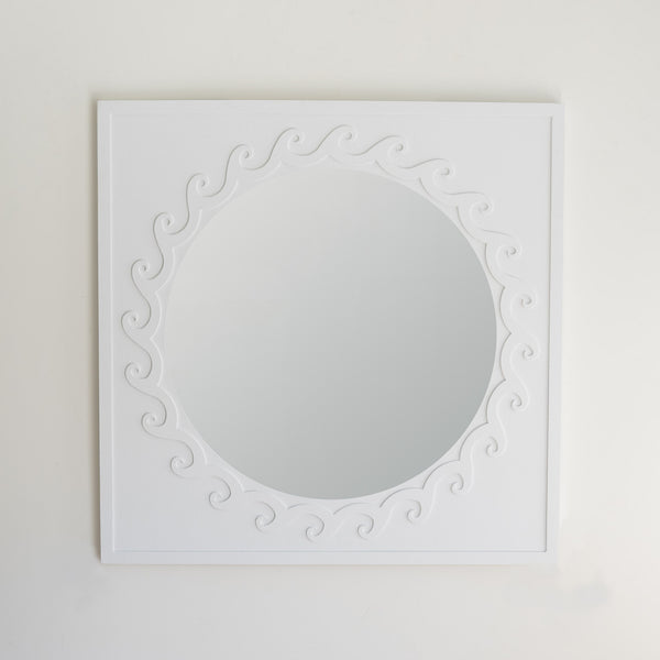 Coco Mirror - Gesso White – Anyon Design and Atelier