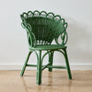 Green Wicker Scallop Chair – Anyon Design and Atelier